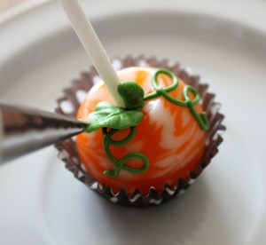 Pumpkin Lollipops - The Sweet Adventures of Sugar Belle