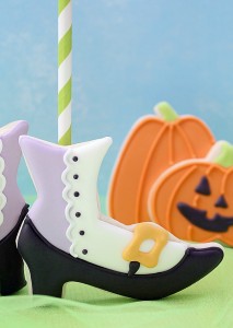Witchy Leg Cookie Pops - The Sweet Adventures of Sugar Belle