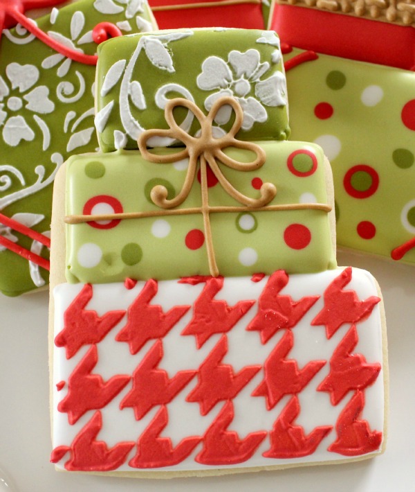 Stacked Gift Cookies - The Sweet Adventures of Sugar Belle