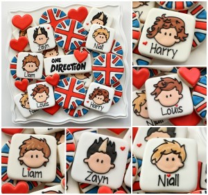 One Direction Cookies and a Printable Kopykake Template - The Sweet ...