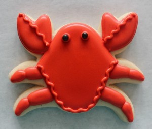 Crab Cookies - The Sweet Adventures of Sugar Belle