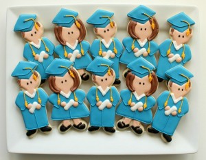Standing Graduate Cookies - The Sweet Adventures of Sugar Belle