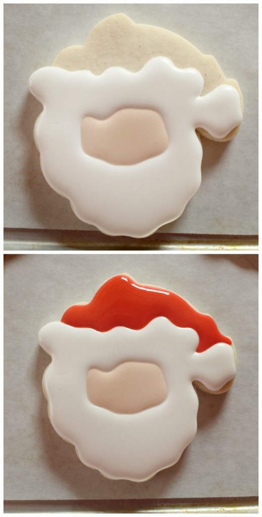 Decorated Santa Cookies - The Sweet Adventures of Sugar Belle