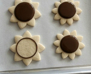 Decorated Sunflower Cookies - The Sweet Adventures of Sugar Belle