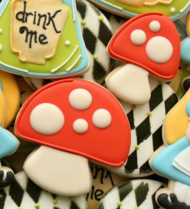 Toadstool Cookies from Simple Cutters - The Sweet Adventures of Sugar Belle
