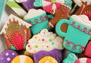 Decorated Candy Cookies and Free Kopykake Template - The Sweet ...