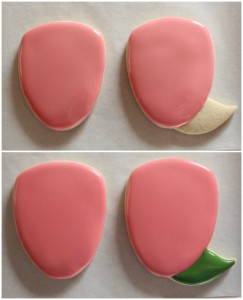 Decorated Rose Cookies - The Sweet Adventures of Sugar Belle