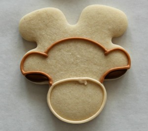 Decorated Moose Cookies - The Sweet Adventures of Sugar Belle