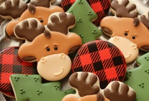 Decorated Moose Cookies - The Sweet Adventures of Sugar Belle