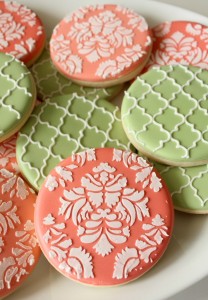 How to Make Coral Royal Icing - The Sweet Adventures of Sugar Belle
