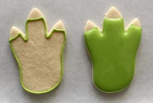 Dinosaur Foot Cookies - The Sweet Adventures of Sugar Belle