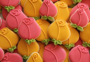 Decorated Rose Cookies for Valentine's Day - The Sweet Adventures of ...
