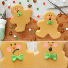 How to Make Bitten Gingerbread Men Cookies with Wilton and Michaels ...